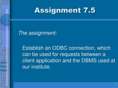 PPT Leveraging ODBC For Seamless Database Access PowerPoint Presentation ID