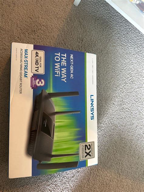 Linksys Ac2600 Mu Mimo Gigabit Router Computers And Tech Office And Business Technology On Carousell