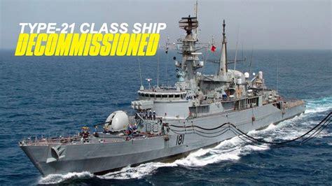 Pakistan Navys Farewell To Pns Tariq The Last Type 21 Ship