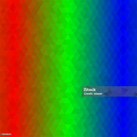 Low Poly Triangles Rgbgradient Variation In Luminance Stock Illustration Download Image Now