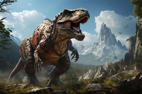 恐龙世界的重现插画图片下载 正版图片600503791 摄图网