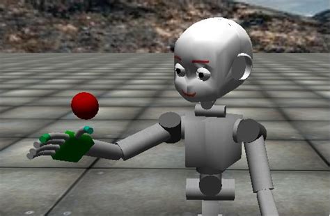 the dynamic simulator of the humanoid robot icub top view from