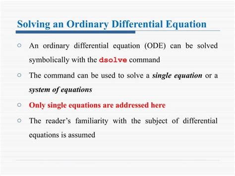 9symbolic Math In Matlab For Engineerspptx