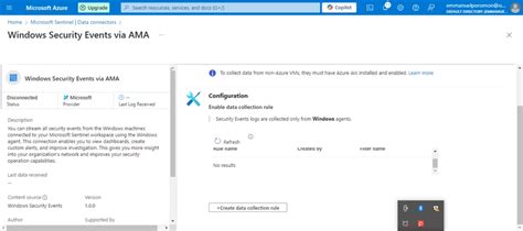 Configure A Data Connector Data Collection Rule Dev Community