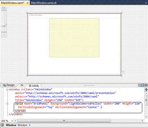 Wpf Usando O Controle Grid