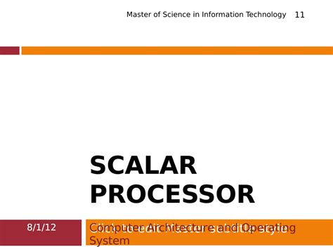 Scalar Processor Report Pdf Instruction Set Central Processing Unit
