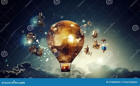 Big Data Concept Digital Neural Network Stock Illustration Illustration Of Online Future