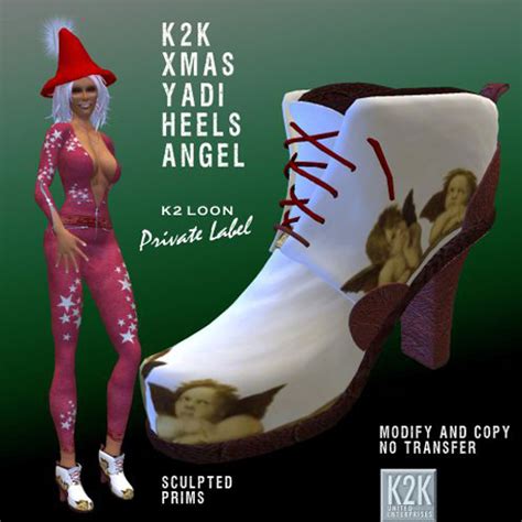Second Life Marketplace Xmas Heels Angel