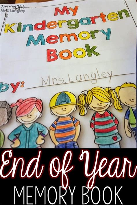 Kindergarten Memory Book Memory Book Kindergarten Classroom Memory