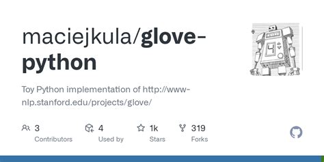 GitHub Maciejkula Glove Python Toy Python Implementation Of Nlp Stanford Edu