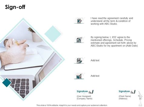 Sign Off Planning C Ppt Powerpoint Presentation Icon Design Ideas Templates PowerPoint