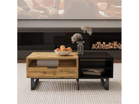 Table Basse Table De Salon Avec Structure En Bloc De Couleur Avec