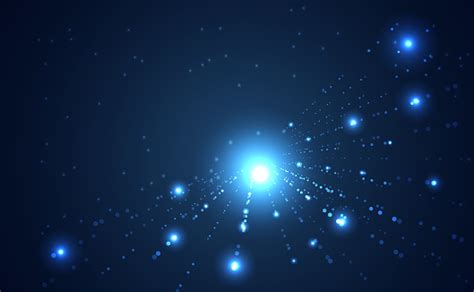 추상적인 기술 미래 개념 서클 도트 블루 디지털에 안녕 기술 미래 파란색 배경 네트워크 서식 파일 웹 디자인 벽지 포스터 프레 젠 테이 션에 대 한 벡터 일러스트 레이 션