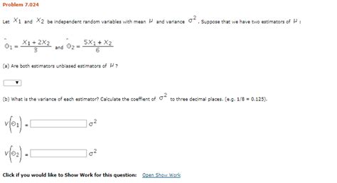 solved problem 7 024 let x1 and x2 be independent random