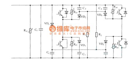 Inverterd Power Supply Buffer Circuit Basic Circuit Circuit Diagram