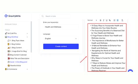 Free Blog Outline Generator Create Outlines X Faster GravityWrite