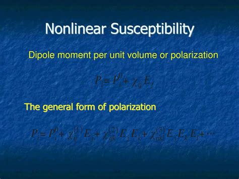 Introduction To Nonlinear Optics Ppt Download
