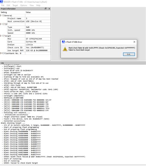 Solved Erase Stm32f413vh Jlink Sw 700 J Linkflasher Related Segger Forum