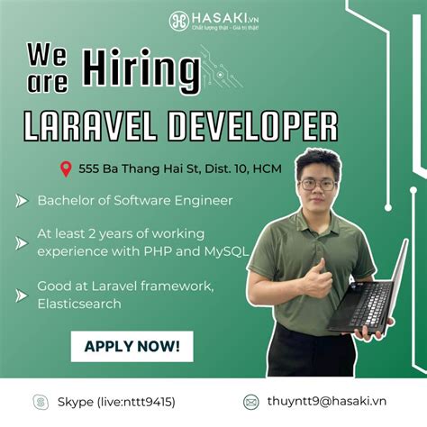 hasaki vn on linkedin hasaki laravel developer hasakituyendung hiring