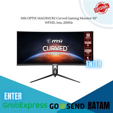 Jual MSI OPTIX MAG301CR2 Curved Gaming Monitor 30" WFHD, 1ms, 200Hz ...