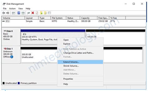 AWS How To Increase The Disk Size Of A Windows EC Machine NimTechnology
