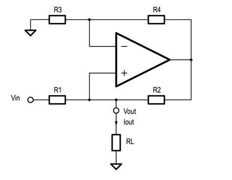 Operational Amplifier Opamp Circuits With Feedback Resistor Connected To Both Inverting And