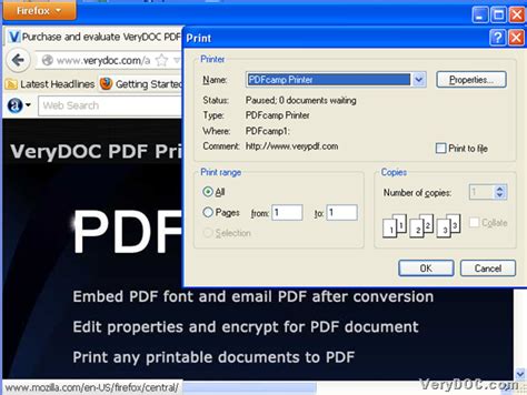 how to print pdf of specific page size through virtual printer