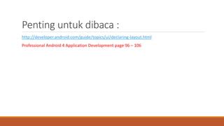 Layout Listview Gridview And Adapter PPT