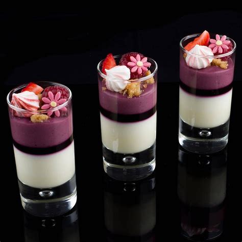 White Chocolate And Berries Verrines Dessert