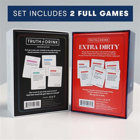 Truth Or Drink Card Game By Cut Hilarious And Personal 400 Question