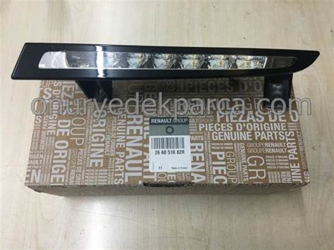 Renault Megane 3 Sol Gündüz Farı Led 266051882R - Renault & Dacia Yedek ...