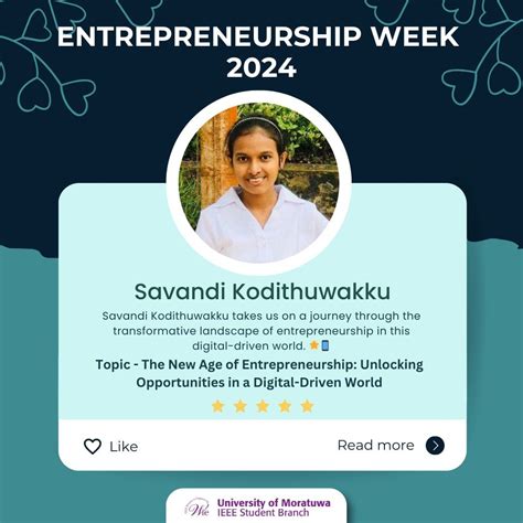 Savandi Kodithuwakku On Linkedin Entrepreneurship Innovation