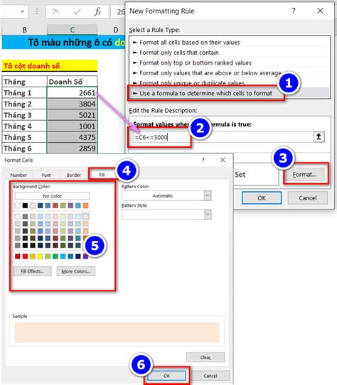 8 Cách Tô Màu Có Điều Kiện Thông Minh Trong Excel Conditional
