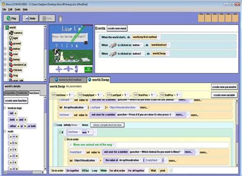 Programming With Alice Basically Gamemaker Computer Projects