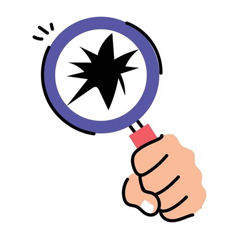 Get A Glimpse Of Search Error Unique Sticker 10507198 Vector Art At Vecteezy