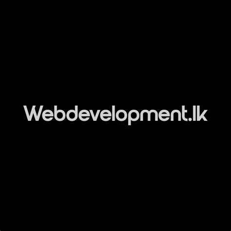 webdevelopment lk