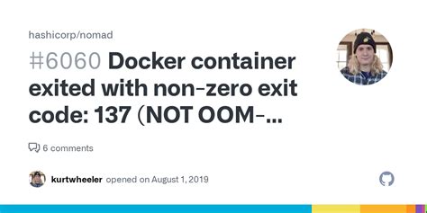 Docker Container Exited With Non Zero Exit Code 137 Not Oom Killed