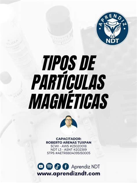 Tipos De Partículas Magnéticas En Inspección Pdf Corriente