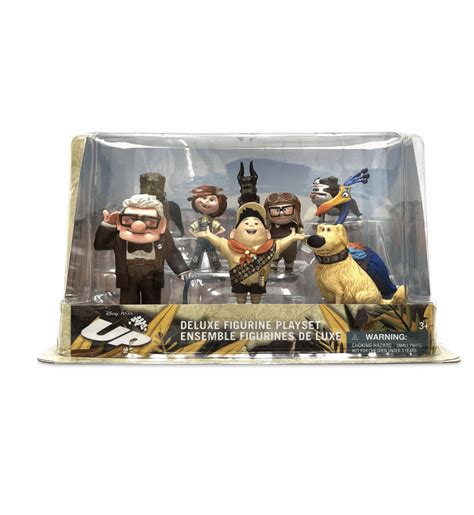 Disney Up Carl Ellie Dug Russell Kevin Alpha Beta Gamma Deluxe Play Set