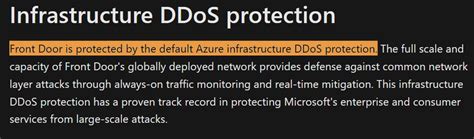 How To Prevent Ddos Attack On Azure App Service Using Azure Front Door