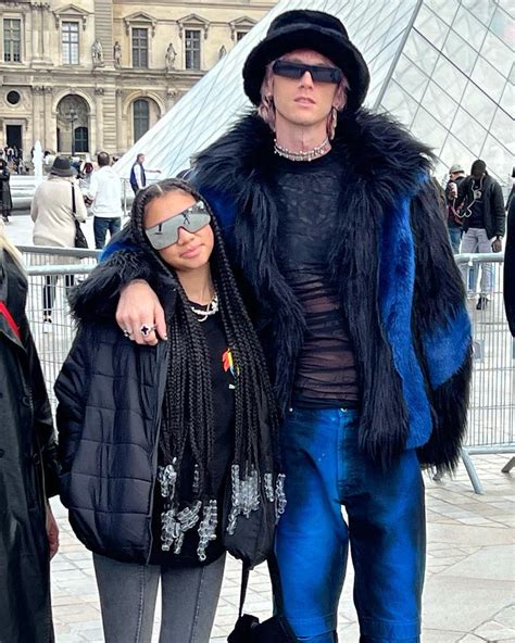 Machine Gun Kelly Megan Fox Take His Daughter To Europe Photos Us