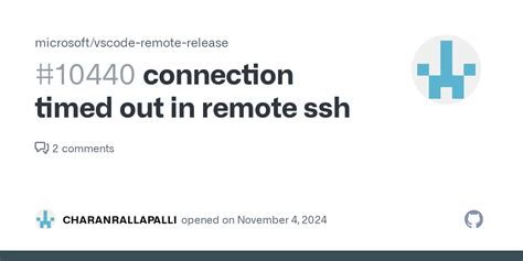 Connection Timed Out In Remote Ssh · Issue 10440 · Microsoftvscode