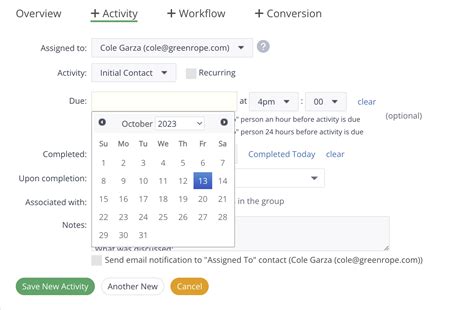 CRM Activities Complete CRM