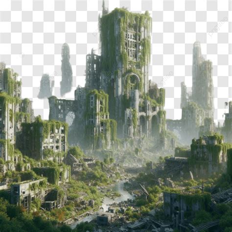 3d 전후 묵시적인 장면이 도시를 파괴하고 건물을 파괴했습니다 전후 묵시적인 장면 파괴된 도시 폐허가 된 건물들 3d 전후 묵시적인 장면이 도시를 파괴하고 건물을