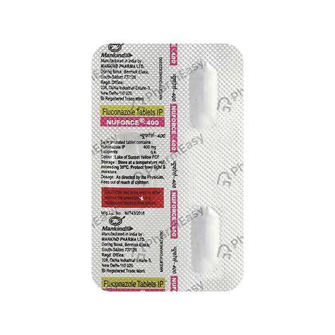 Buy Nuforce 400 Mg Tablet 1 Online At Flat 18 Off Pharmeasy