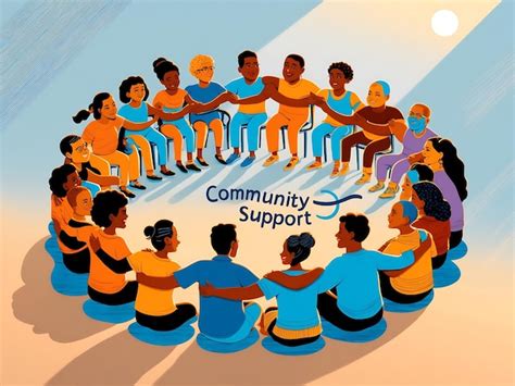 Community Support Teamwork Premium Ai Generated Image