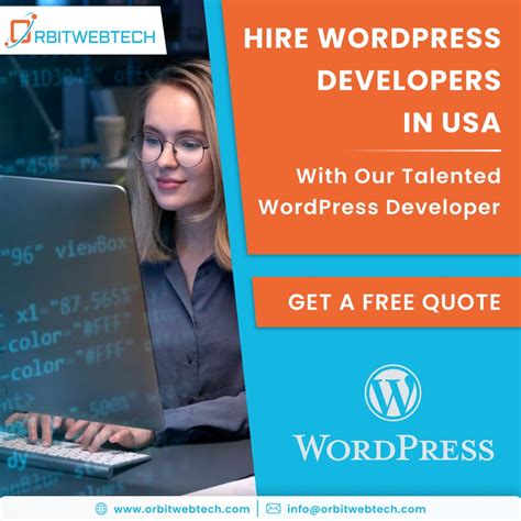 Hire Wordpress Developers In Usa — Orbitwebtech Llp By Orbitwebtech