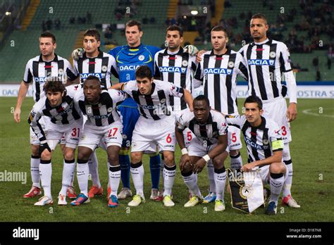 Udinese Team Group Line Up December 6 2012 Football Soccer
