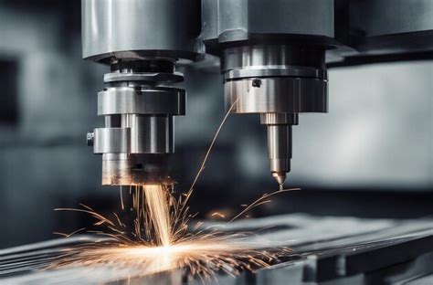 Premium Ai Image Metalworking Cnc Milling Machine Cutting Metal Modern