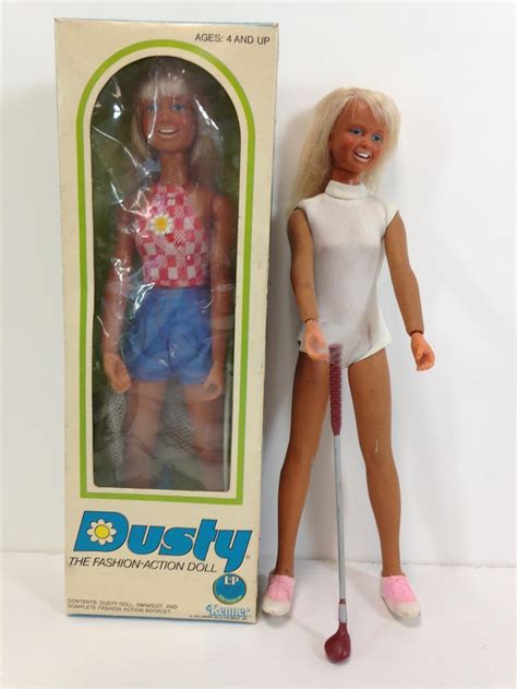 Lot 2 Vintage Kenner Dusty The Fashion Action Dolls Including 1